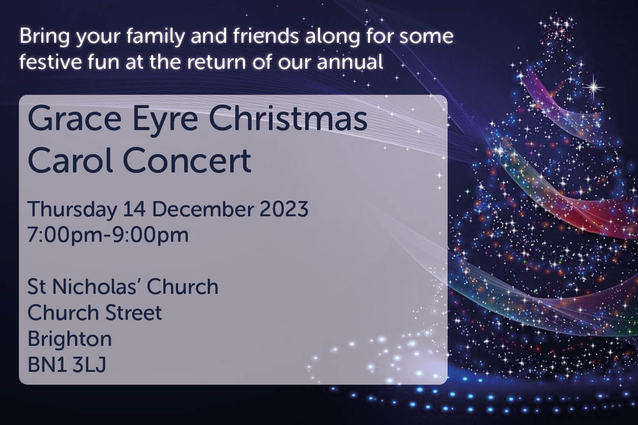 Join us at the Grace Eyre Christmas Carol Concert - Grace Eyre