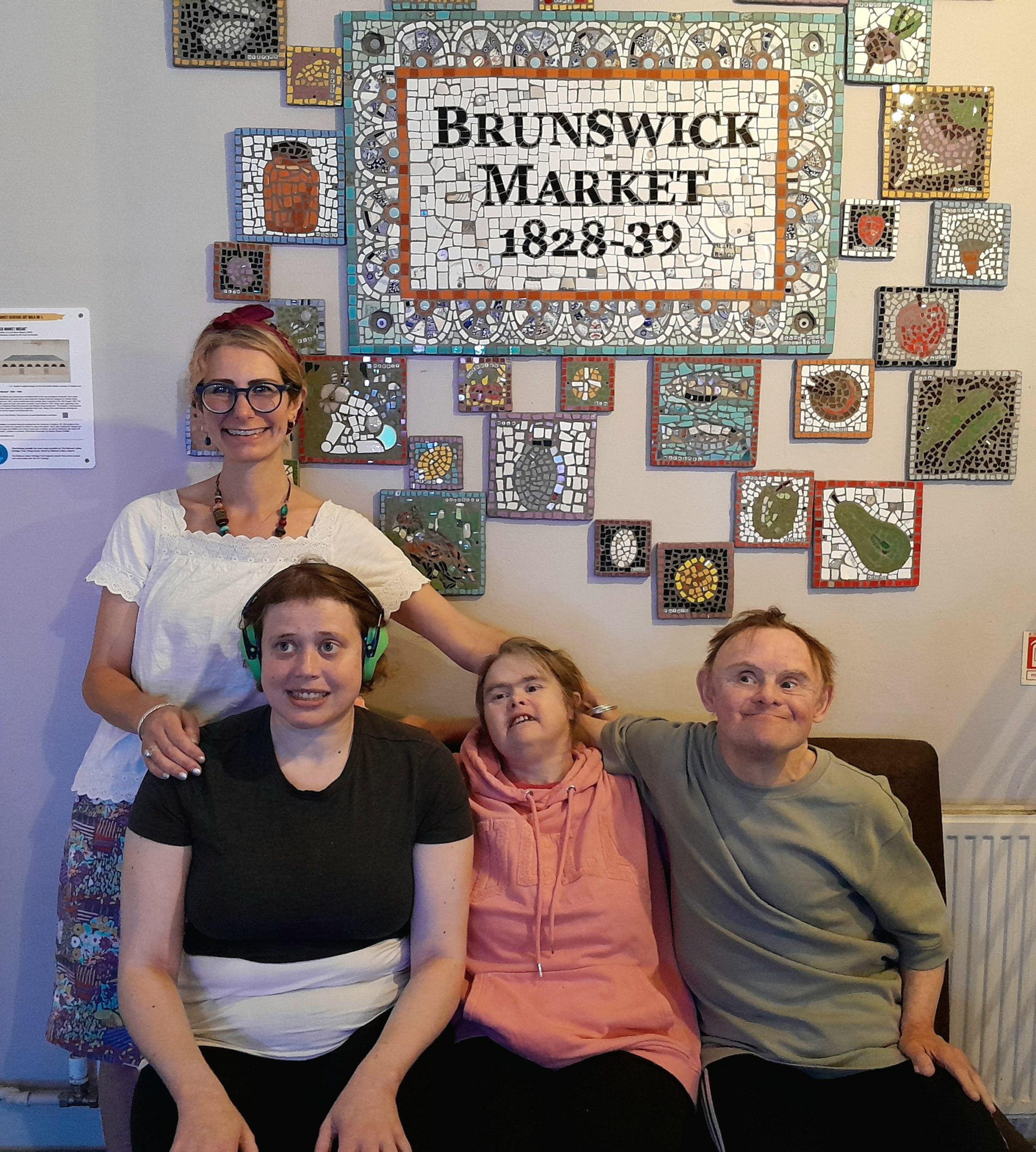 People supported by Grace Eyre help create Brunswick Market Mosaic ...